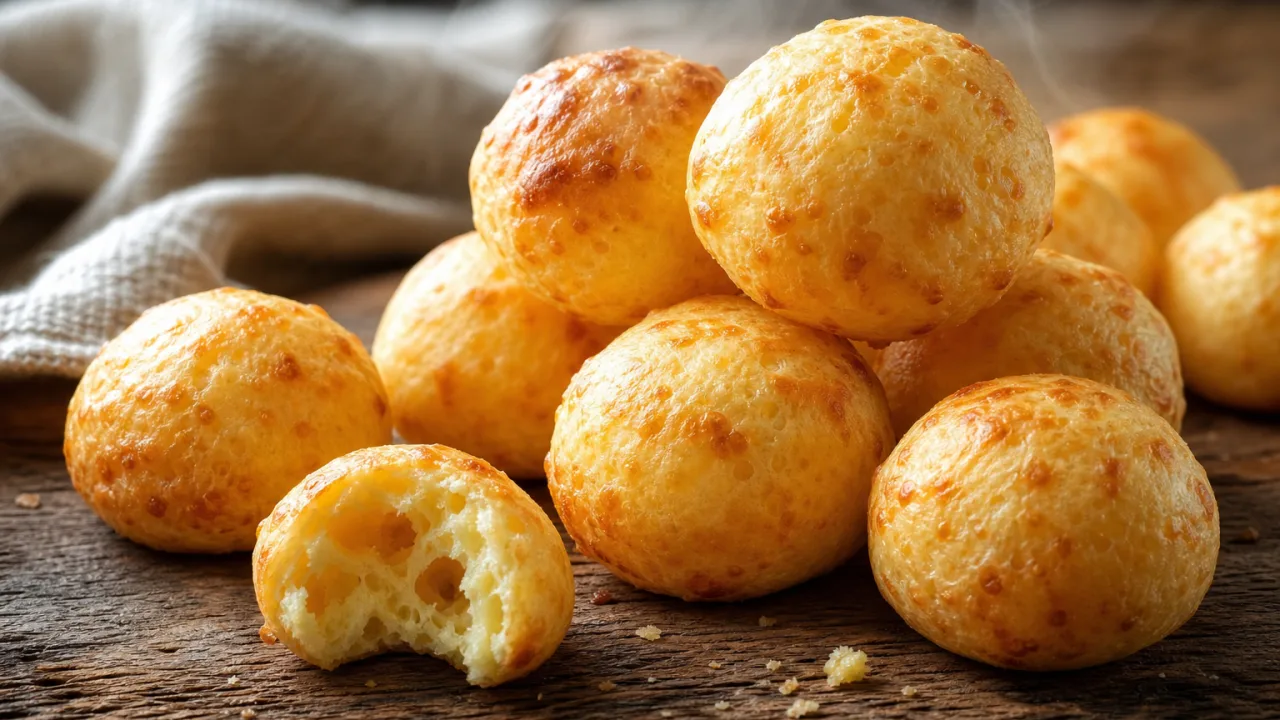 Pão de queijo fofinho e coringa em casa